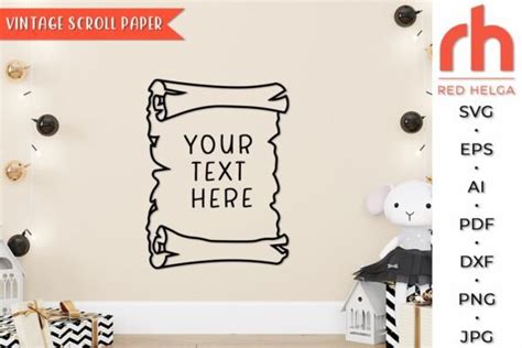 Scroll Paper Svg Treasure Map Cut File Graphic By Redhelgaart Scroll Paper Svg Treasure Map Cut File Graphic By Redhelgaart