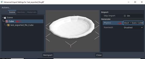 New D Import Scene Importer Doesn T Generate Static Mesh When Re Importing Issue