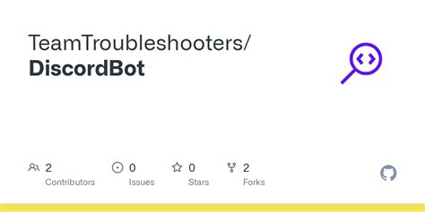 Github Teamtroubleshootersdiscordbot