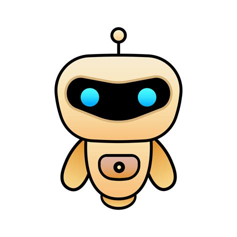 Cute Illustration Design Robot Vector 22032652 Vector Art At Vecteezy