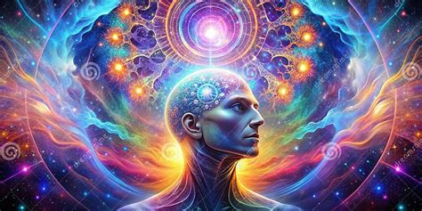 Cosmic Mind Expansion Psychedelic Colorful Art Generative Ai Stock Image Image Of Expansion