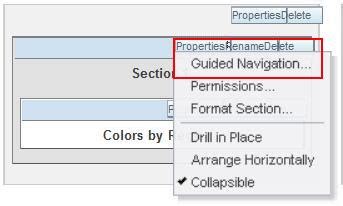 Oracle Business Intelligence OBIEE OBIEE Hidding Dashboard Sections