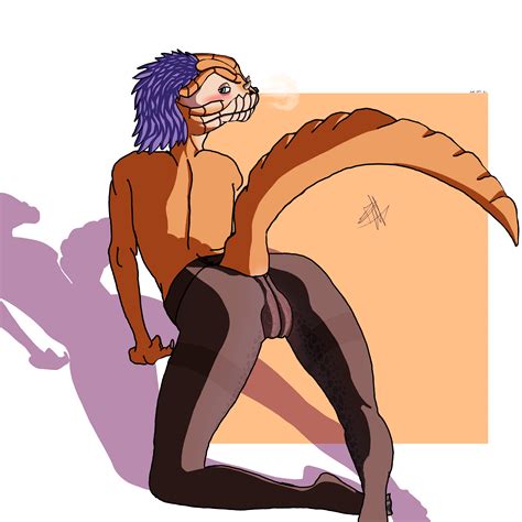 Rule 34 Absurd Res Anthro Argonian Ass Bethesda Softworks Blue Eyes Blue Hair Clothing Desert