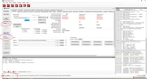 MMWCAS RF EVM BSS Firmware Programming Sensors Forum Sensors TI E E Support Forums
