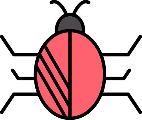 Bug Line Filled Icon 43296257 Vector Art At Vecteezy