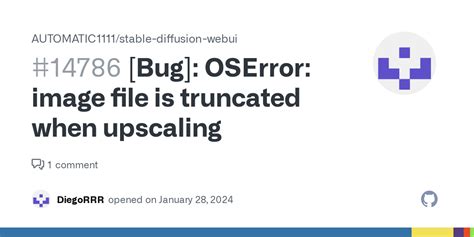 Bug Oserror Image File Is Truncated When Upscaling · Issue 14786