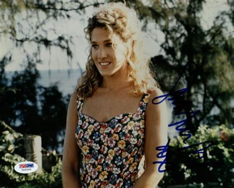 Sarah Jessica Parker Signed Sex In The City 8x10 Photo Psa