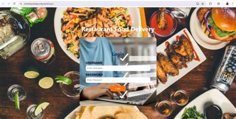 Project Showcase Restaurantwebapplication React Keyfeatures Authentication