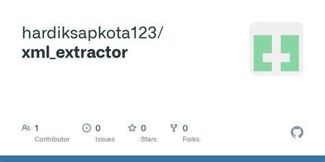 GitHub Hardiksapkota Xml Extractor