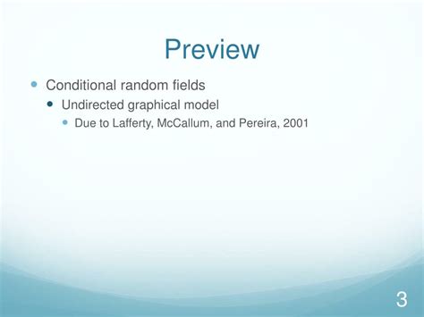 Ppt Conditional Random Fields Powerpoint Presentation Free Download