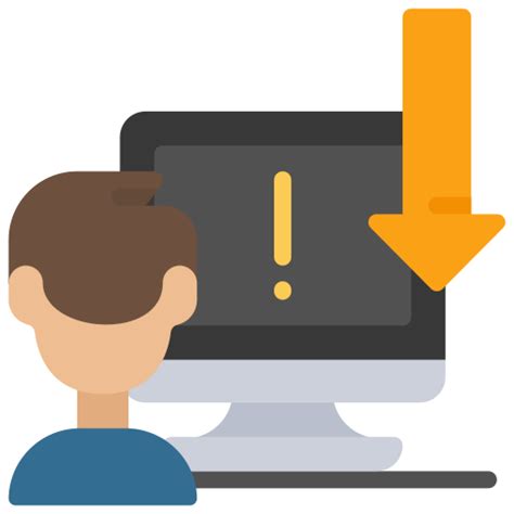 Program Error Juicy Fish Flat Icon