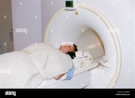Patient Getting Cat Scan Stock Photo Alamy