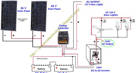 Solar Panel Circuit Diagram Schematic