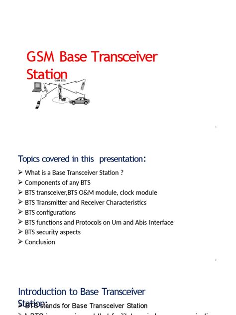 Gsm Base Station Pdf Computer Network Radio Technology