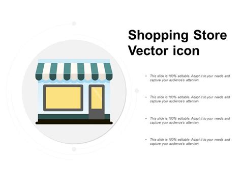 Shopping Store Vector Icon Ppt Powerpoint Presentation Show Vector