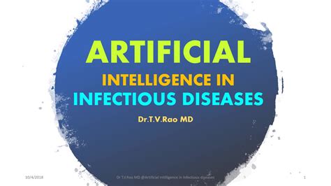 [video] Dr T V Rao On Linkedin Artificial Intelligence In Infectious Diseases By Dr T V Rao Md…