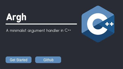 Argh A Minimalist Argument Handler In C