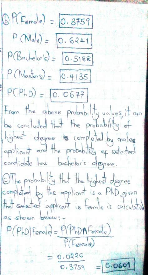 Solved A Use A Pivottable In Excel To Create A Joint Probability