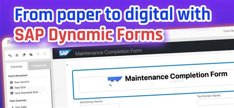 From Paper To Digital Hands On With Sap Dynamic Forms And S 4hana