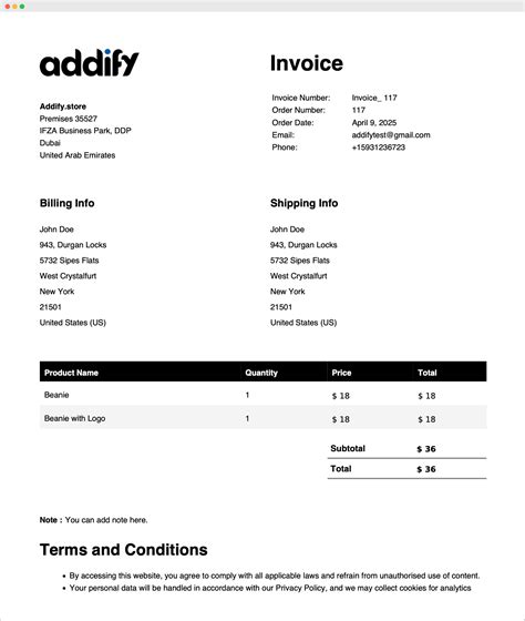 pdf invoices and packing slips for woocommerce by addify