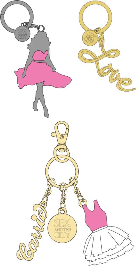 Sex And The City Keyrings On Behance