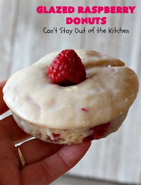 Glazed Raspberry Donuts Cant Stay Out Of The Kitchen