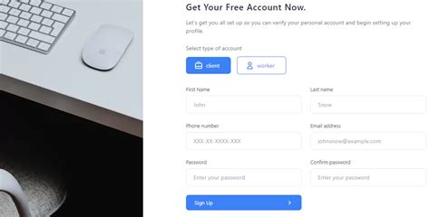 15 Tailwind Signupregistration Form Examples