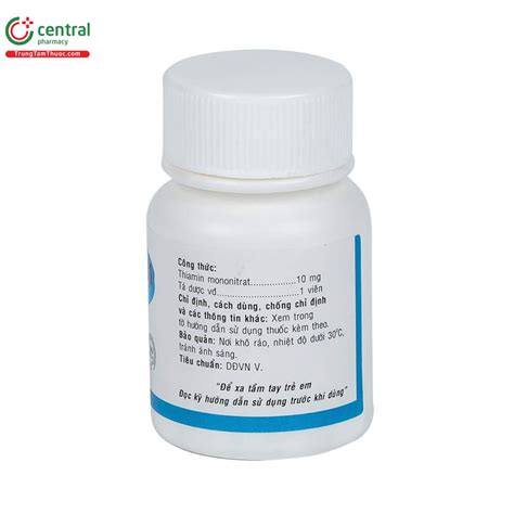 Thuốc Vitamin B1 10mg Vinphaco Phòng Và điều Trị Thiếu Vitamin B1