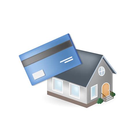 은행 컬렉션에서 신용 아이콘 3d 그림 웹 디자인 템플릿 Infographics 등을 위한 크리에이티브 신용 3d 아이콘 프리미엄 벡터