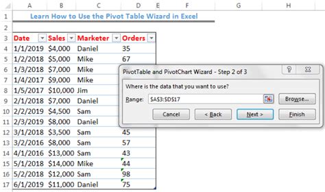 Learn How To Use The Pivot Table Wizard In Excel Excelchat