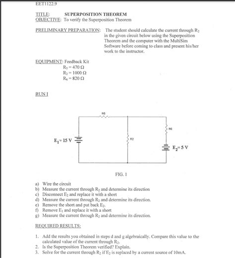 Can You Help Me With Lab TITLE SUPERPOSITION Chegg