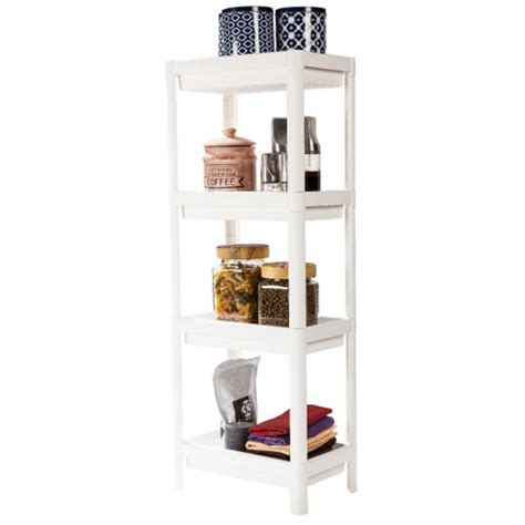 Етажерка у ванну кімнату Violet House 1169 White 4 яруси фото відгуки характеристики в