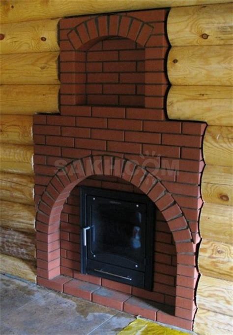 Как обложить печь в бане кирпичом