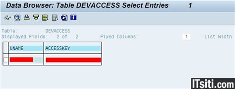 Find Registered Sap Developer And Object Access Key