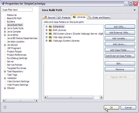 Oracle Coherence And Oracle Weblogic Server Setting Up An Eclipse Development Environment
