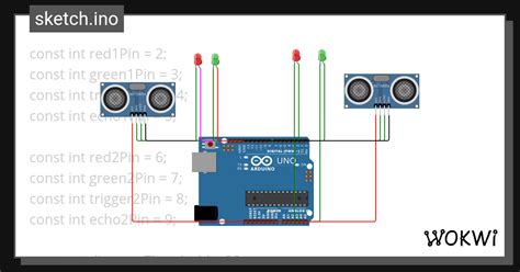 Lampu Lalu Lintas Wokwi Esp32 Stm32 Arduino Simulator