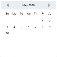 Getting Started With WPF Calendar Control Syncfusion