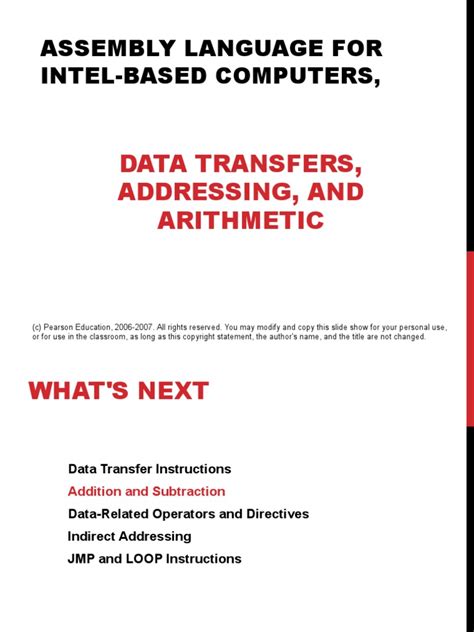 2 - Data Transfer | PDF | Assembly Language | Computer Science