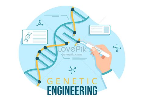 유전 공학 및 Dna 수정 그림 일러스트 무료 다운로드 Lovepik
