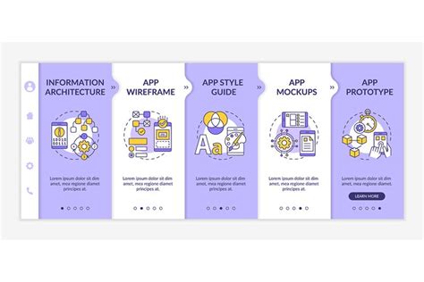 UI And UX Design Steps Onboarding Vector Template 1051457