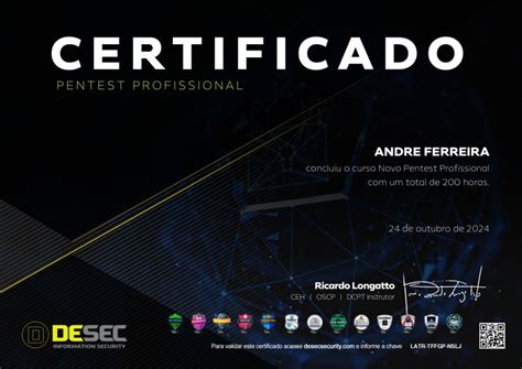 Pentest Ethicalhacking Cibersegurança Desecsecurity Npp Keeplearning André Ferreira 10