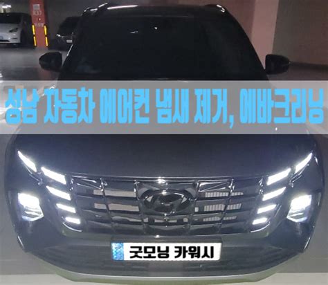 차량 에어컨 냄새 제거 성남 투싼 에바크리닝 과정 네이버 블로그