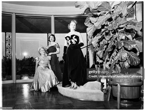 Modeling Gowns To Be Worn At Ruby Ball 27 December 1951 Mrs News Photo Getty Images