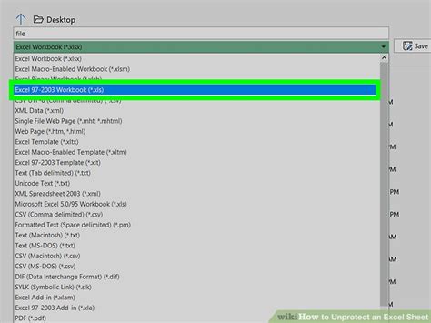 4 Ways To Unprotect An Excel Sheet WikiHow