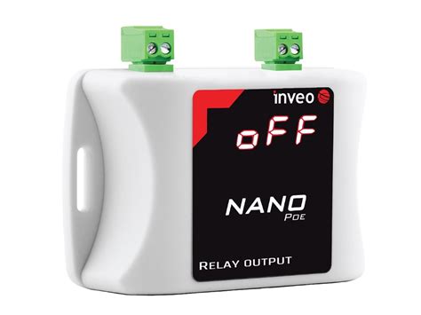 nano out poe ethernet relay unit with poe web modbus tcp snmp