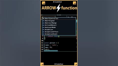 arrow function vs normal function javascript reactjs shorts youtube