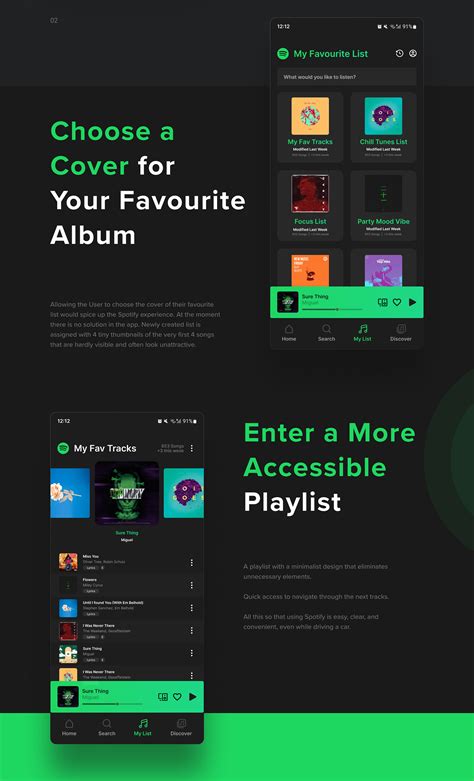 Spotify UX UI Design Revamp Behance