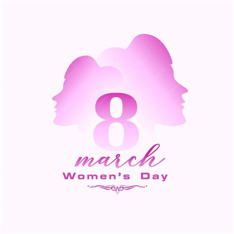 8 марта международный женский день розовый фон дизайн Бесплатно векторы