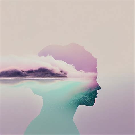 Premium Photo Silhouette Human Portrait Generative Ai