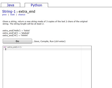 Solved Java Python Warmup 2 String Times Prev Next Chegg Com